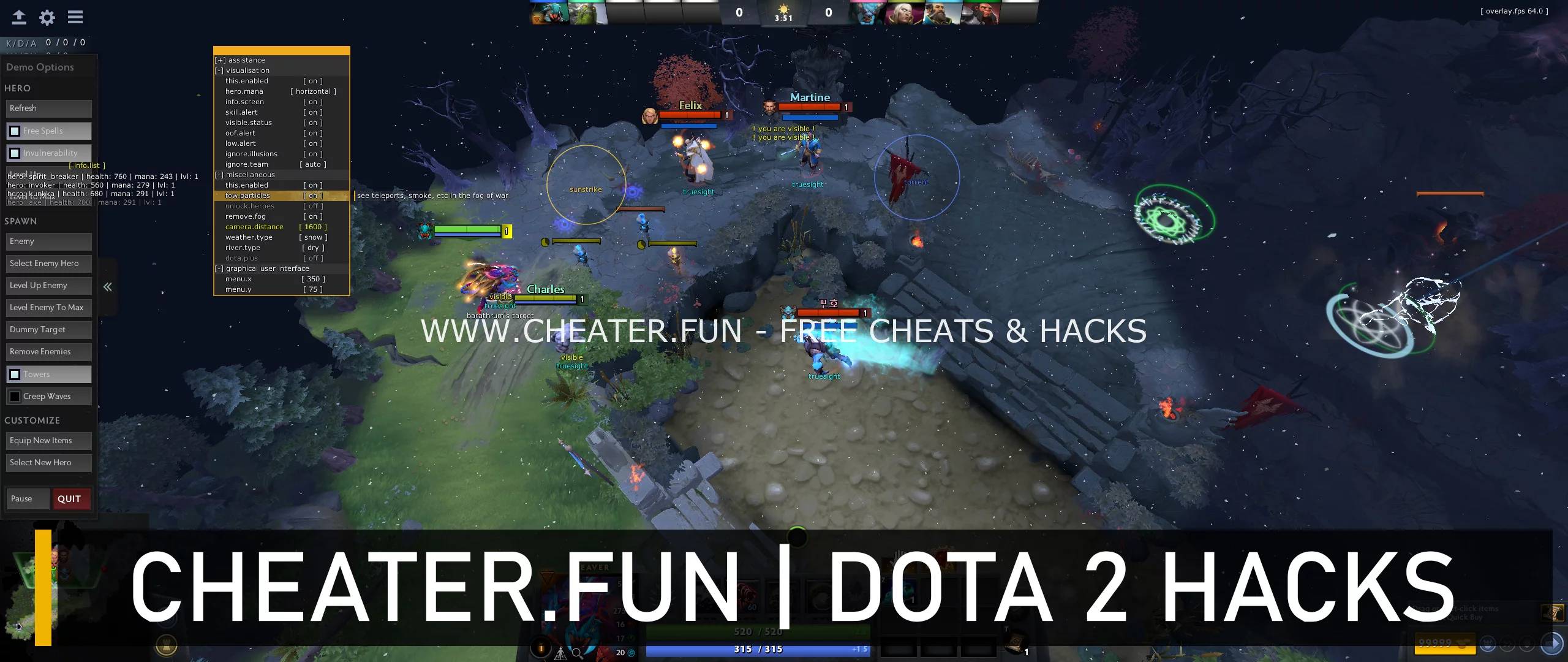 Download Dota 2 cheats free