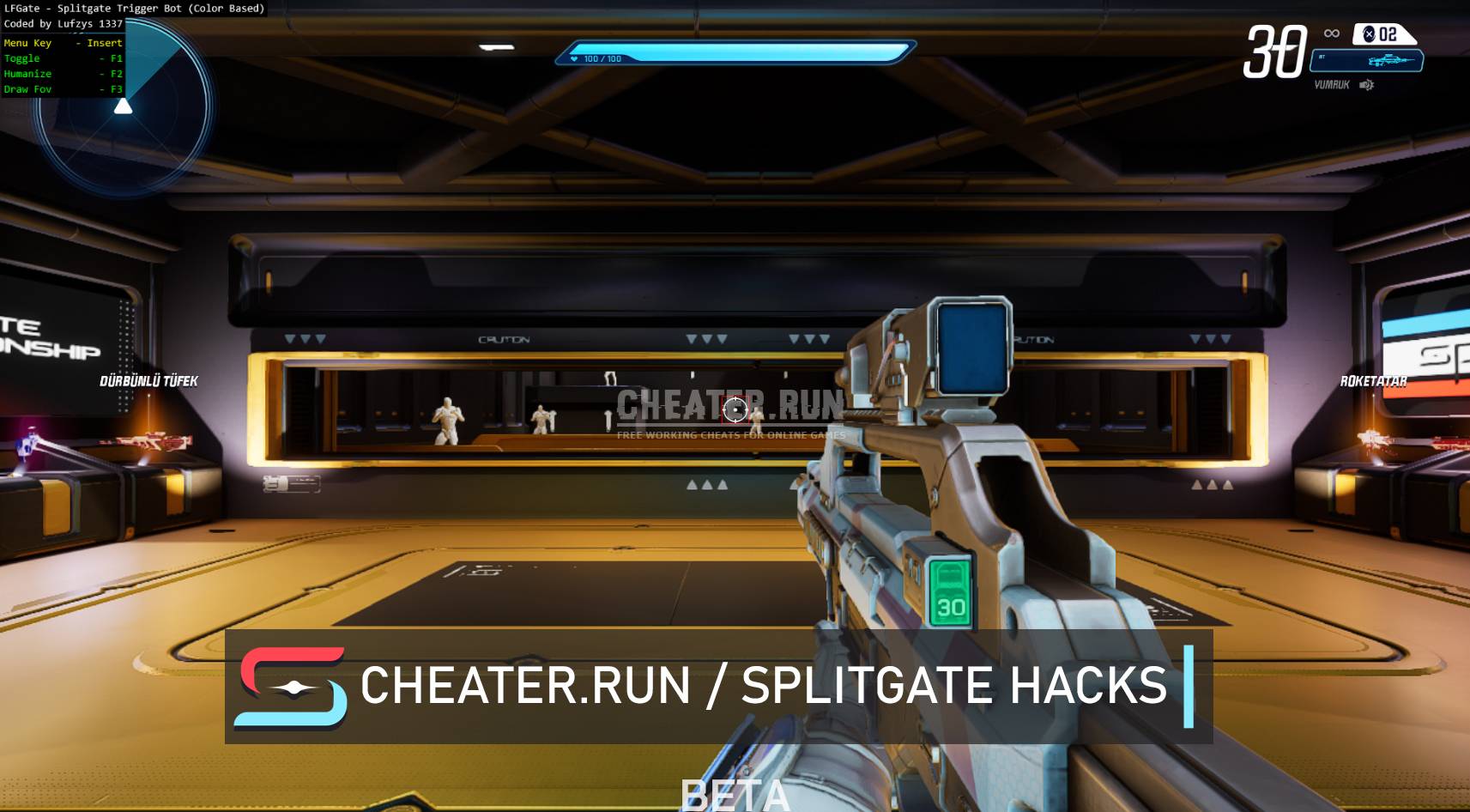 Splitgate Hacks & Cheats Free Download