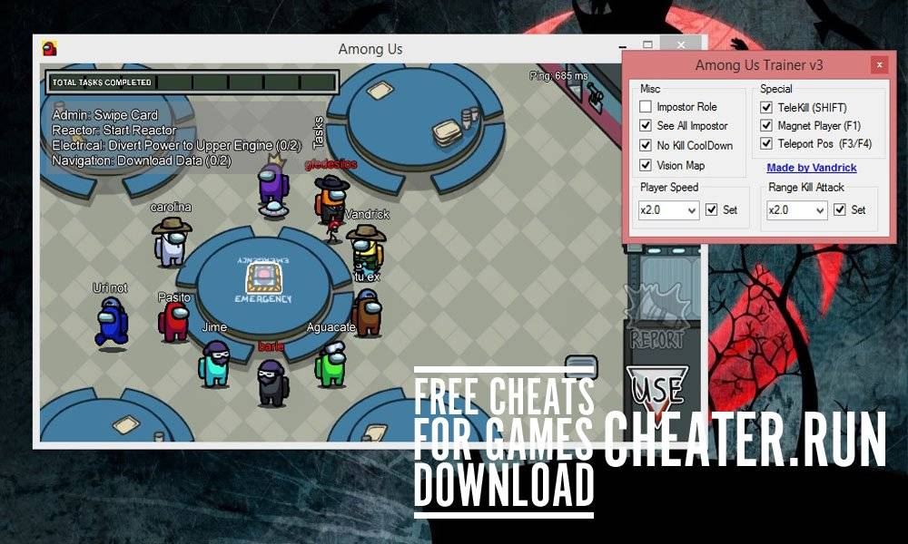 Among Us Free Cheats & Hacks Download » Page 2