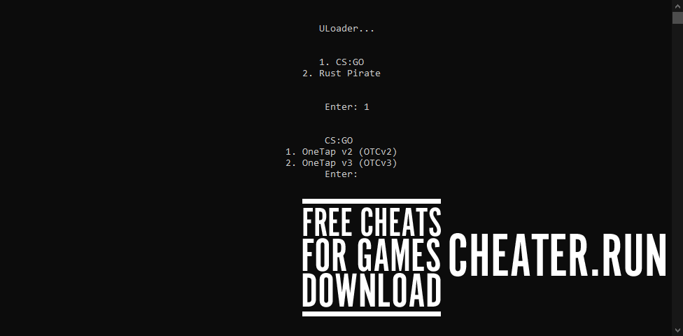 Cheat Loaders for Games