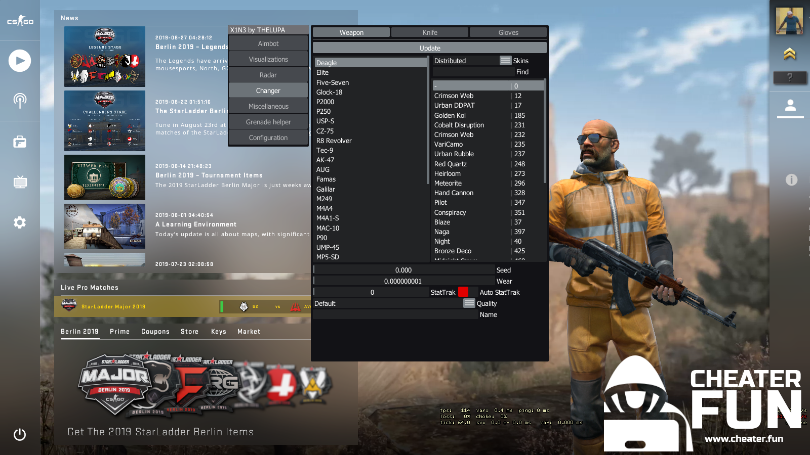 Download cheat for CSGO X1N3 aka XONE - Aimbot, Visuals, SkinChanger ...